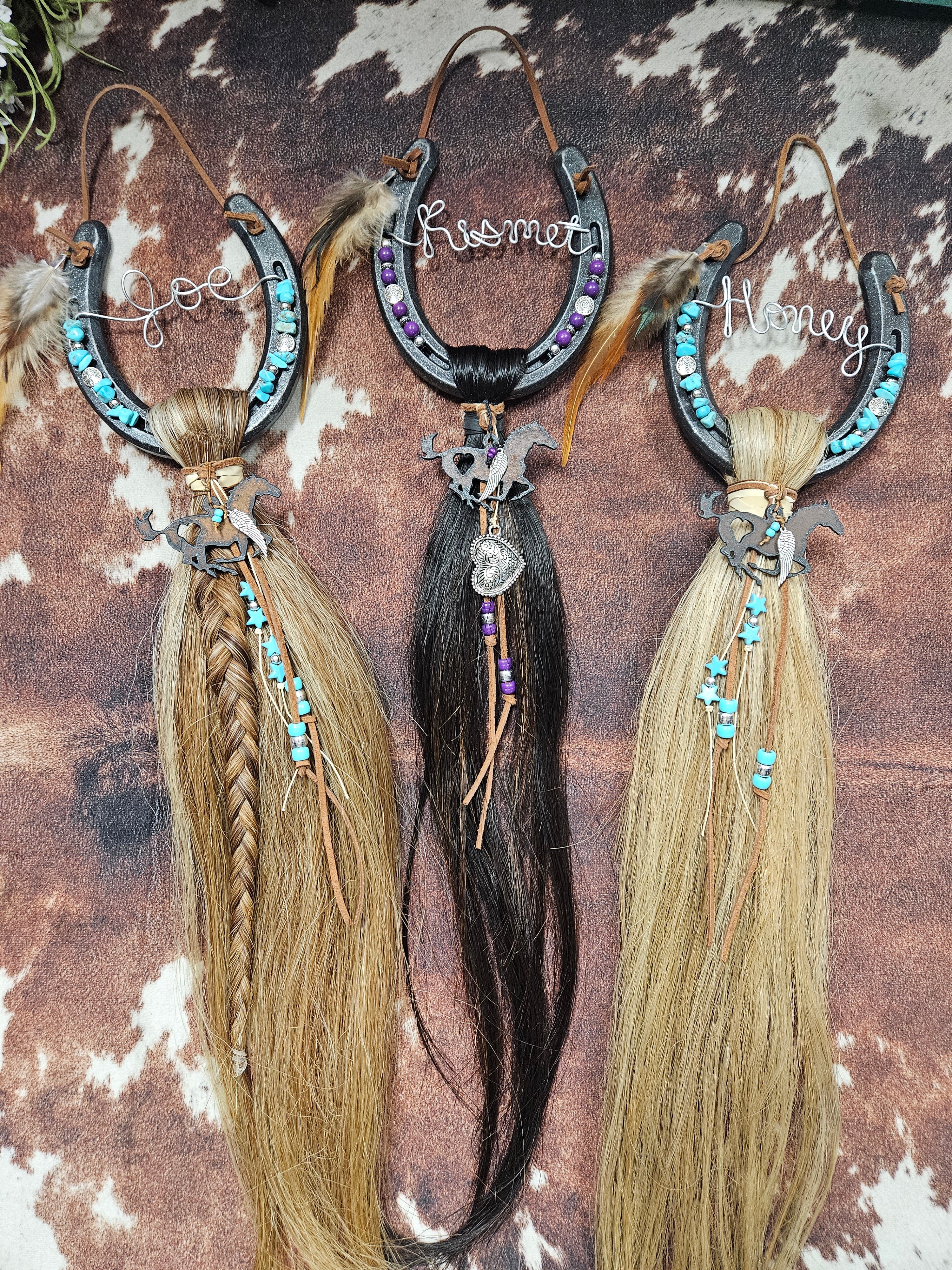 Custom Horse Memorial Gift- Made with your horse's hair ️ – Whoa Girl ...