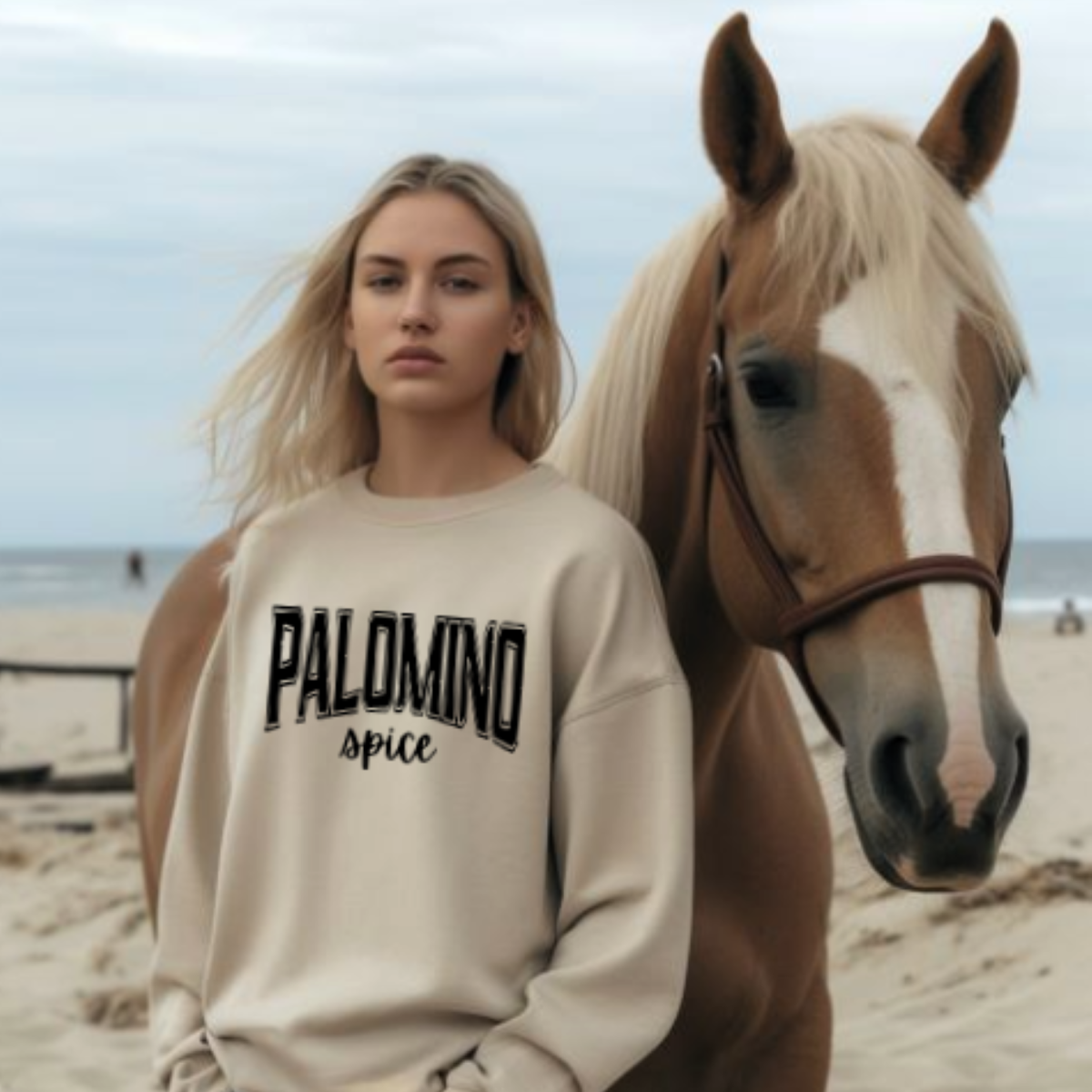 Sweatshirt for Horse Lovers - Fall Vibes - Palomino Spice – Whoa Girl ...