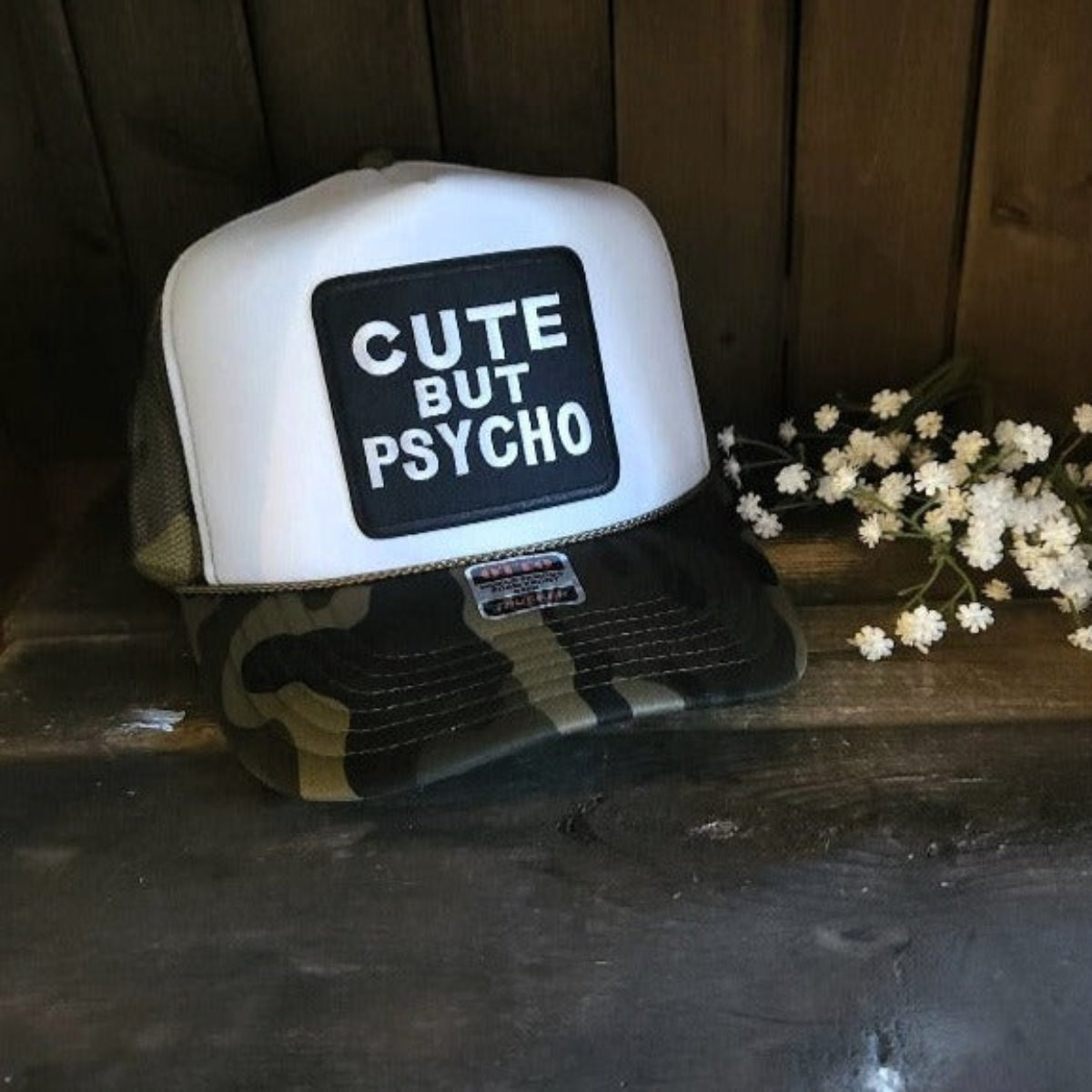 Cute but Psycho Hat – Whoa Girl Designs
